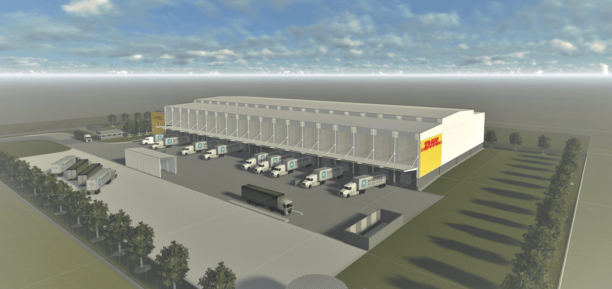 DHL - Proposed New Logistics Warehouse Designed By Bounou Designs